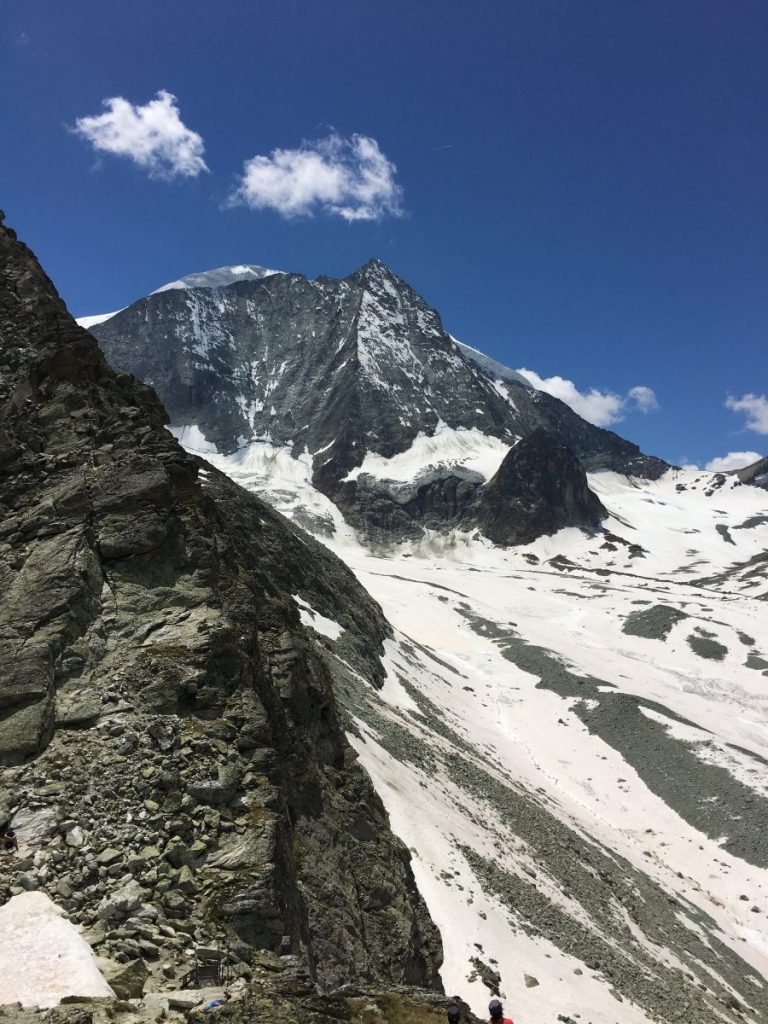 Col de Riedmatten: trail met uitzicht op toppen en gletsjers ...